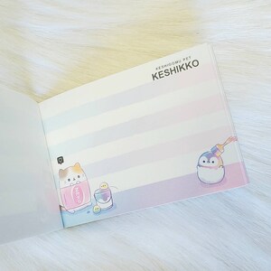 Keshikko Seal Crux Mini Memo Pad Kawaii Stationery Notepad Collectible ...