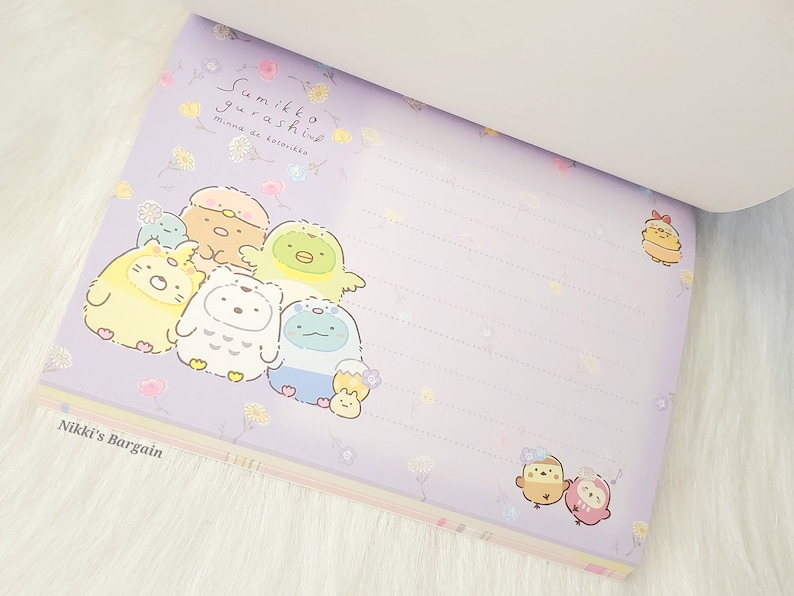 San-x Sumikko Gurashi Bird Watching Large Memo Pad Kawaii - Etsy