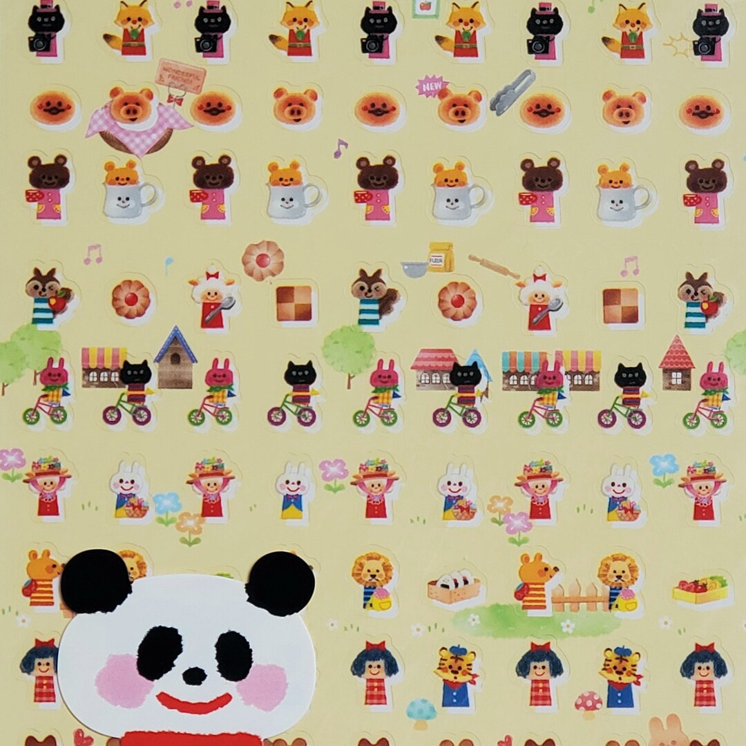 Mark Seal Kamio Japan Sticker Sheet Stickers Kawaii Stationery - Etsy