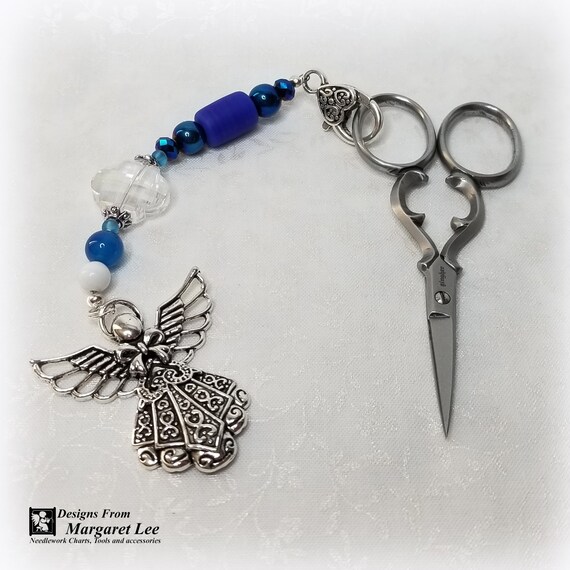 Sewing Sewing & Needlecraft Sewing & Fiber Crystal Bubble Scissor Fob ...