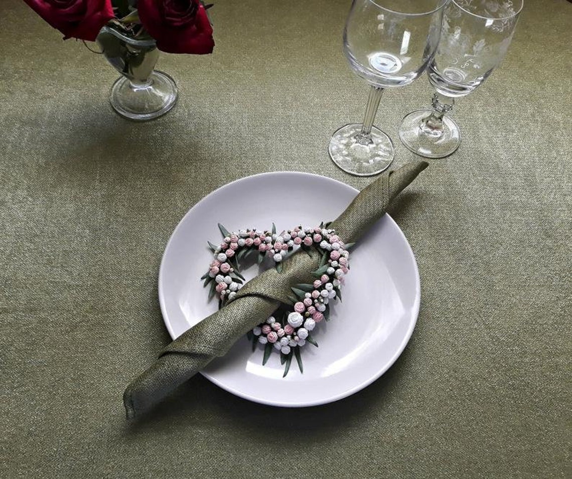 Heart of Flowers Wedding Table Decoration Flower Heart for - Etsy