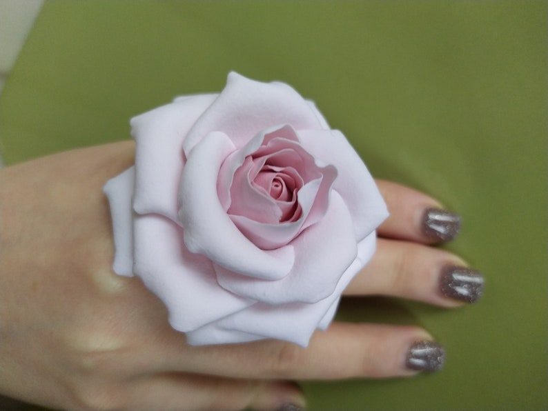 Rose for the Ring or Brooch powder Rose or Pink Rose Base for the Ring ...