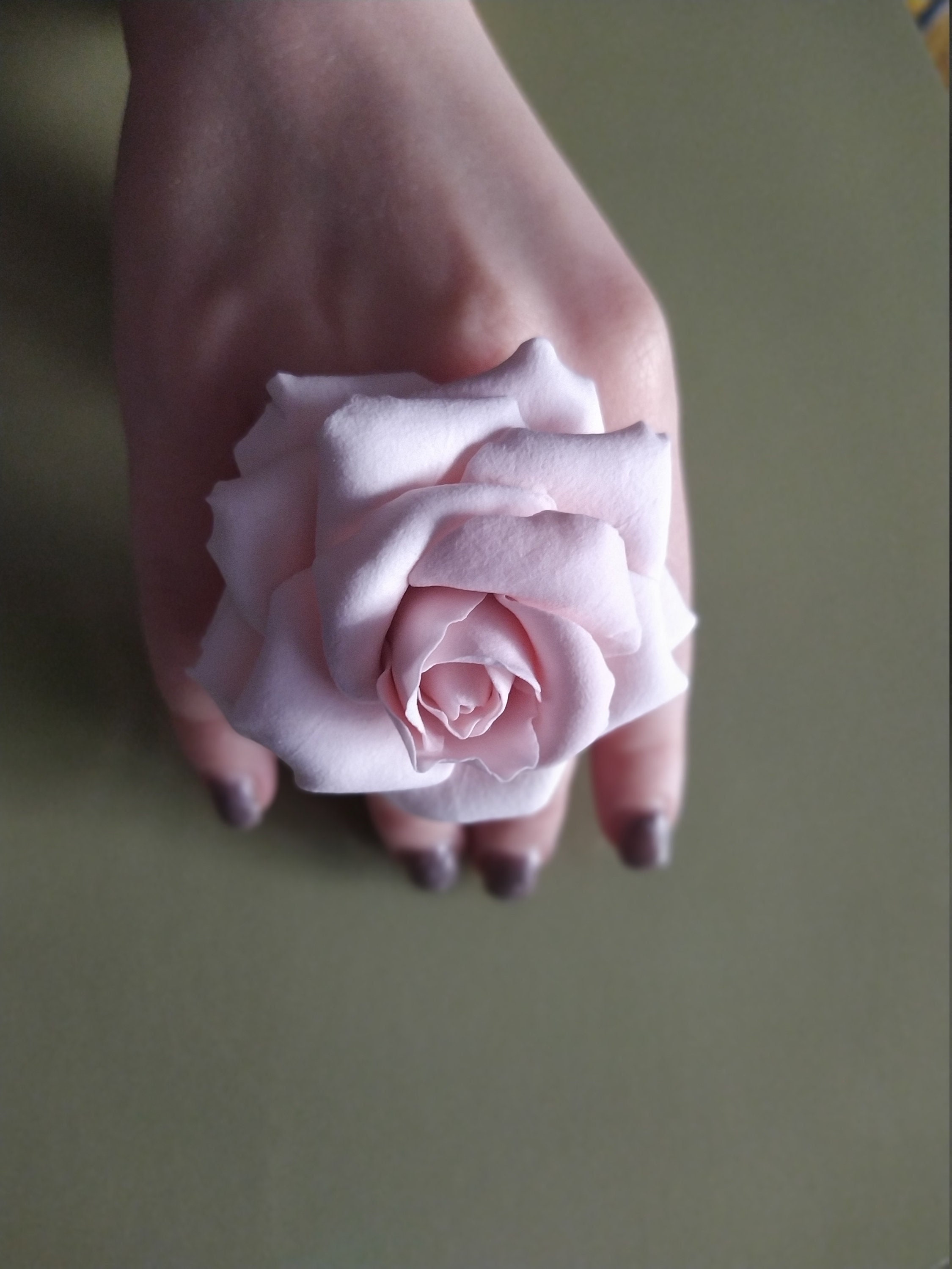 Rose for the Ring or Brooch powder Rose or Pink Rose Base for the Ring ...