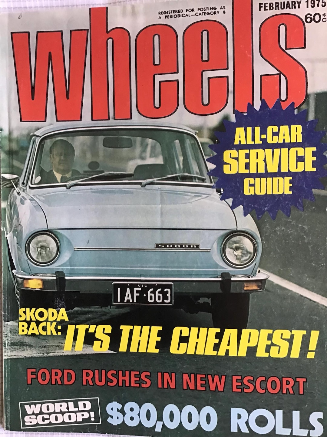 Vintage 1975 Australian Wheels Magazine OOAK 50th Birthday Gift - Etsy
