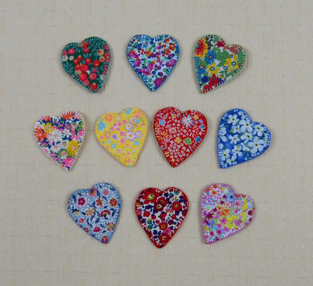 Liberty of London Fabric Heart Hug - Etsy