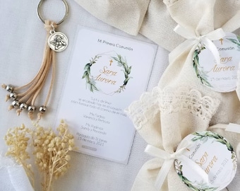 Souvenirs para Bautismo y Primera Comunión: Bolsita de | Etsy España