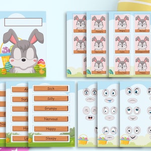 Easter Emotions for Kids Activity With Feelings Flashcards, Social ...