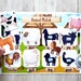 Animal Matching Game, on the Farm Busy Book Printable Worksheet for ...