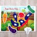 Preschool Printables Vegetable Matching Busy Book Page for Toddlers ...