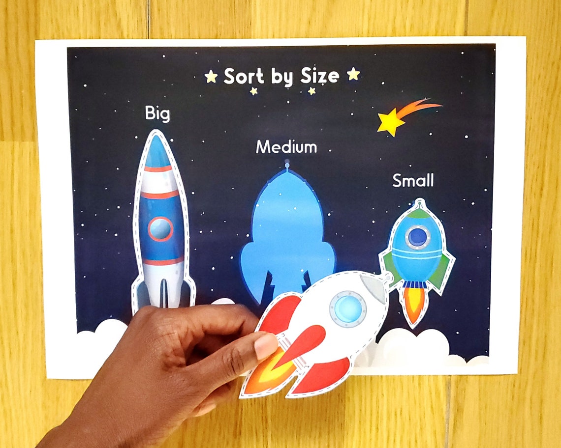 Outer Space Sorting Activity, Preschool Science and Kindergarten Game ...