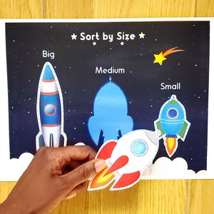 Outer Space Sorting Activity, Preschool Science and Kindergarten Game ...