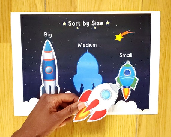 Outer Space Sorting Activity Preschool Science and - Etsy