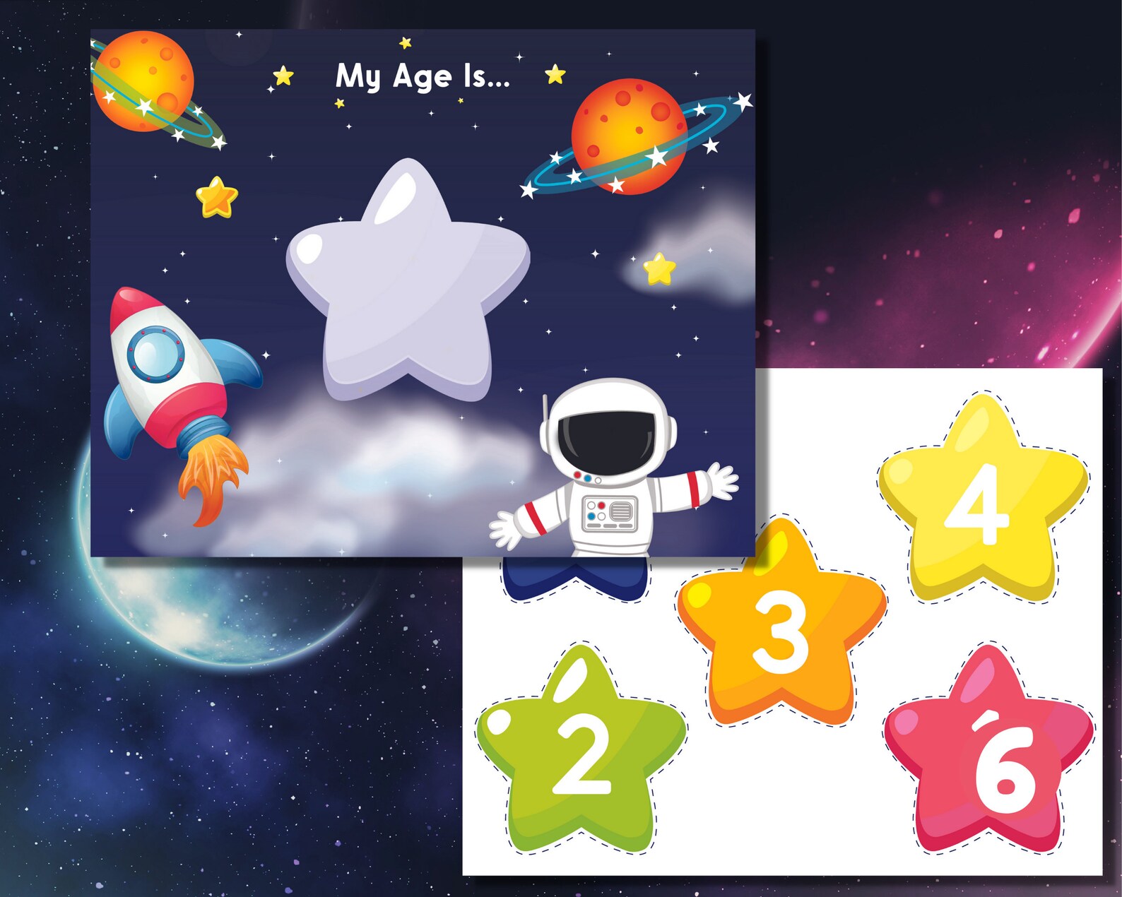 About Me Page I Know My Age Printable Activity and Learning - Etsy