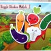 Preschool Printables Vegetable Matching Busy Book Page for Toddlers ...
