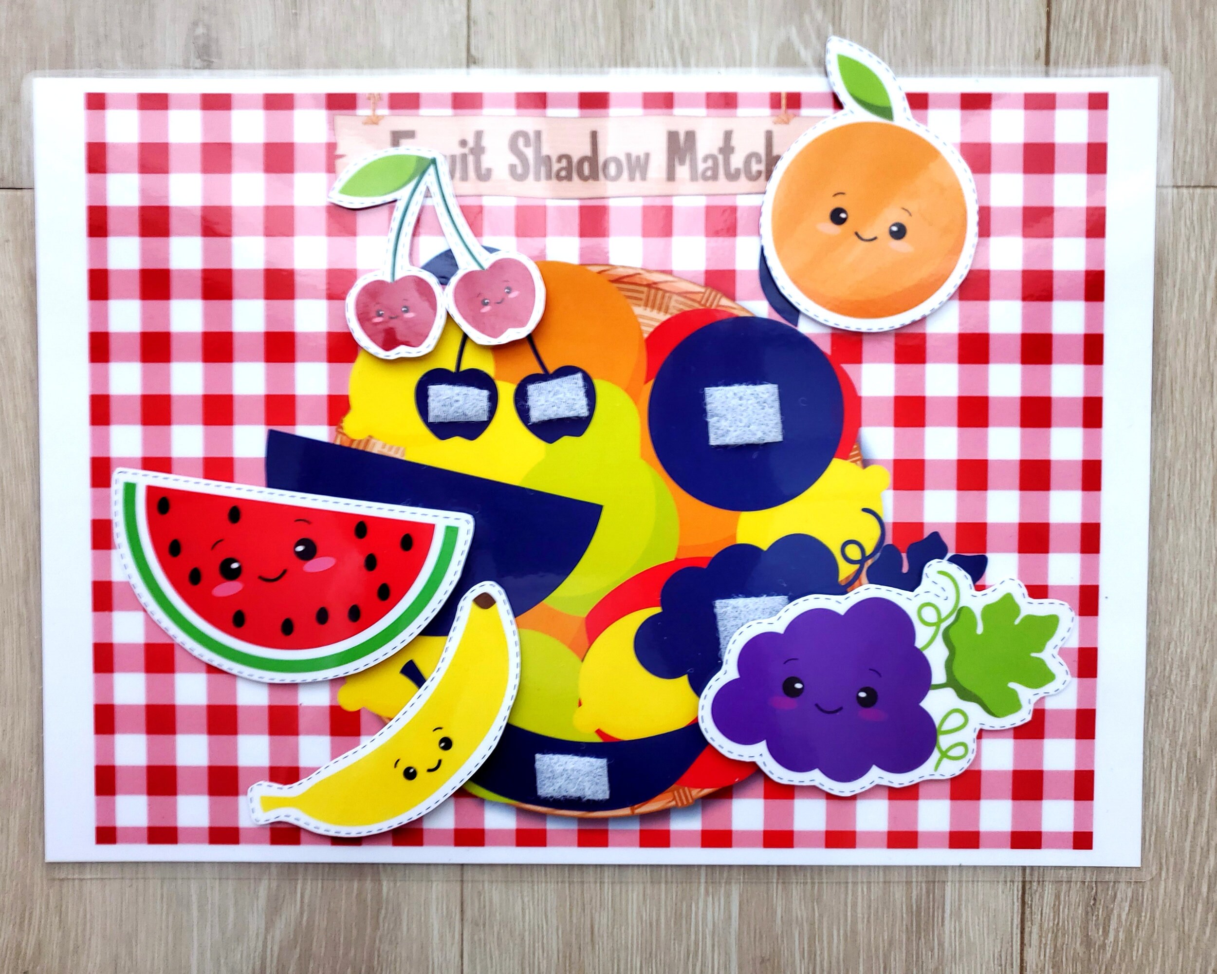 Preschool Printable Fruit Matching Worksheet for Toddler Learning ...
