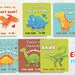 Printable Dinosaur Valentines Day Cards for Kids Dino Tags - Etsy