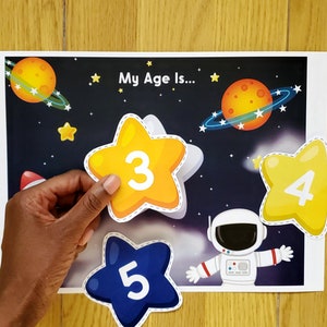 About Me Page, I Know My Age Printable Activity and Learning Binder ...