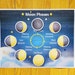 Moon Phases Matching Printable, Montessori Outer Space Activity and ...