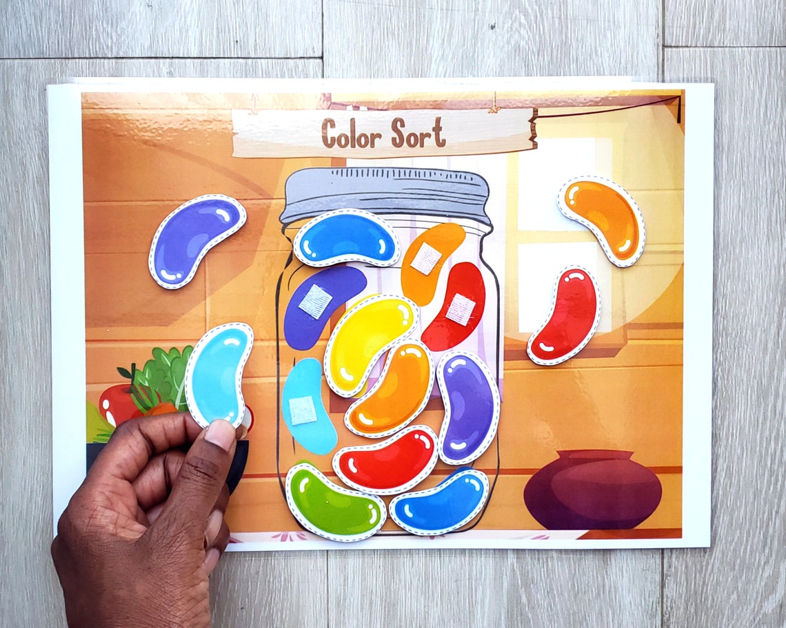 Color Sorting Activity Montessori Color Matching Printable - Etsy