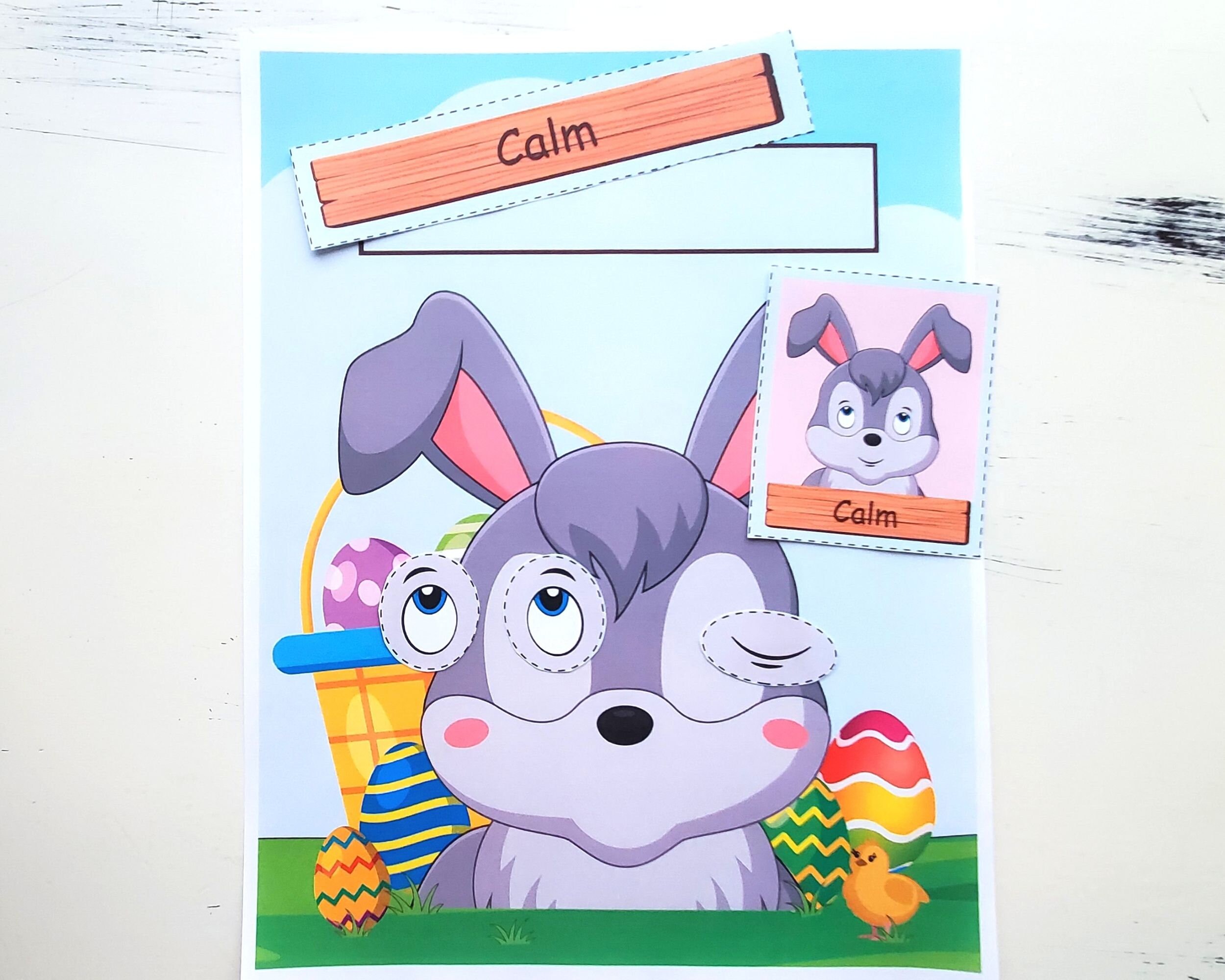 Easter Emotions for Kids Activity With Feelings Flashcards, Social ...