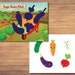 Preschool Printables Vegetable Matching Busy Book Page for Toddlers ...