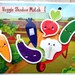 Preschool Printables Vegetable Matching Busy Book Page for Toddlers ...