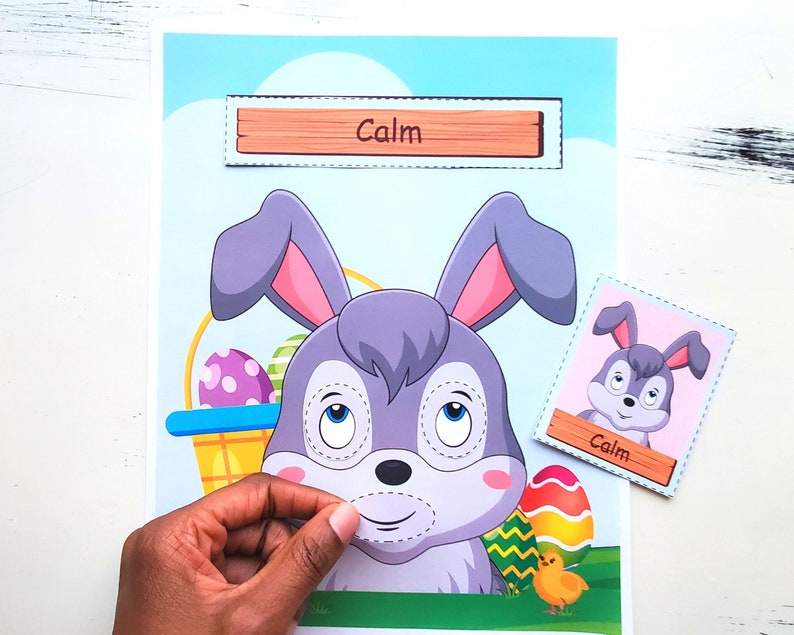 Easter Emotions for Kids Activity With Feelings Flashcards, Social ...