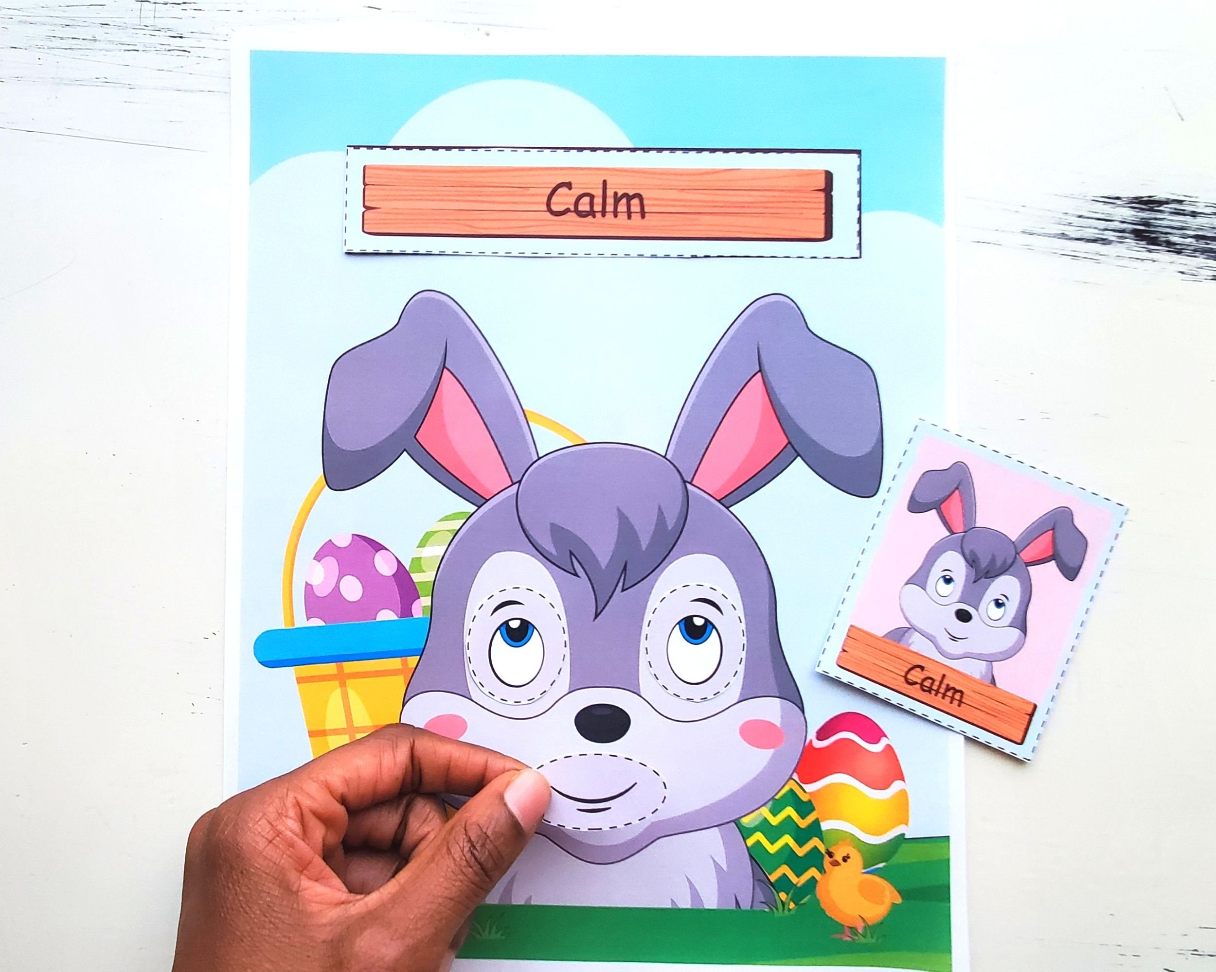 Easter Emotions for Kids Activity With Feelings Flashcards, Social ...