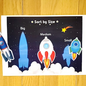 Outer Space Sorting Activity, Preschool Science and Kindergarten Game ...