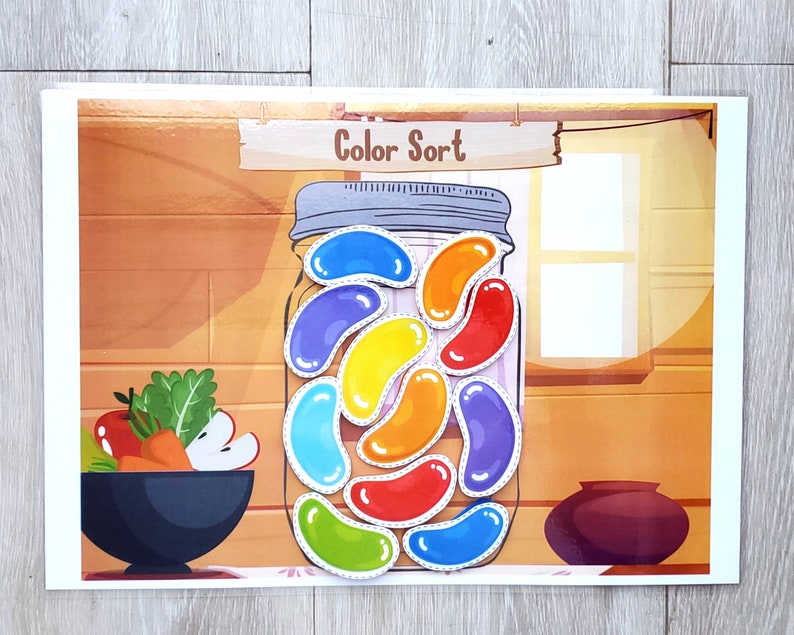 Color Sorting Activity Montessori Color Matching Printable - Etsy