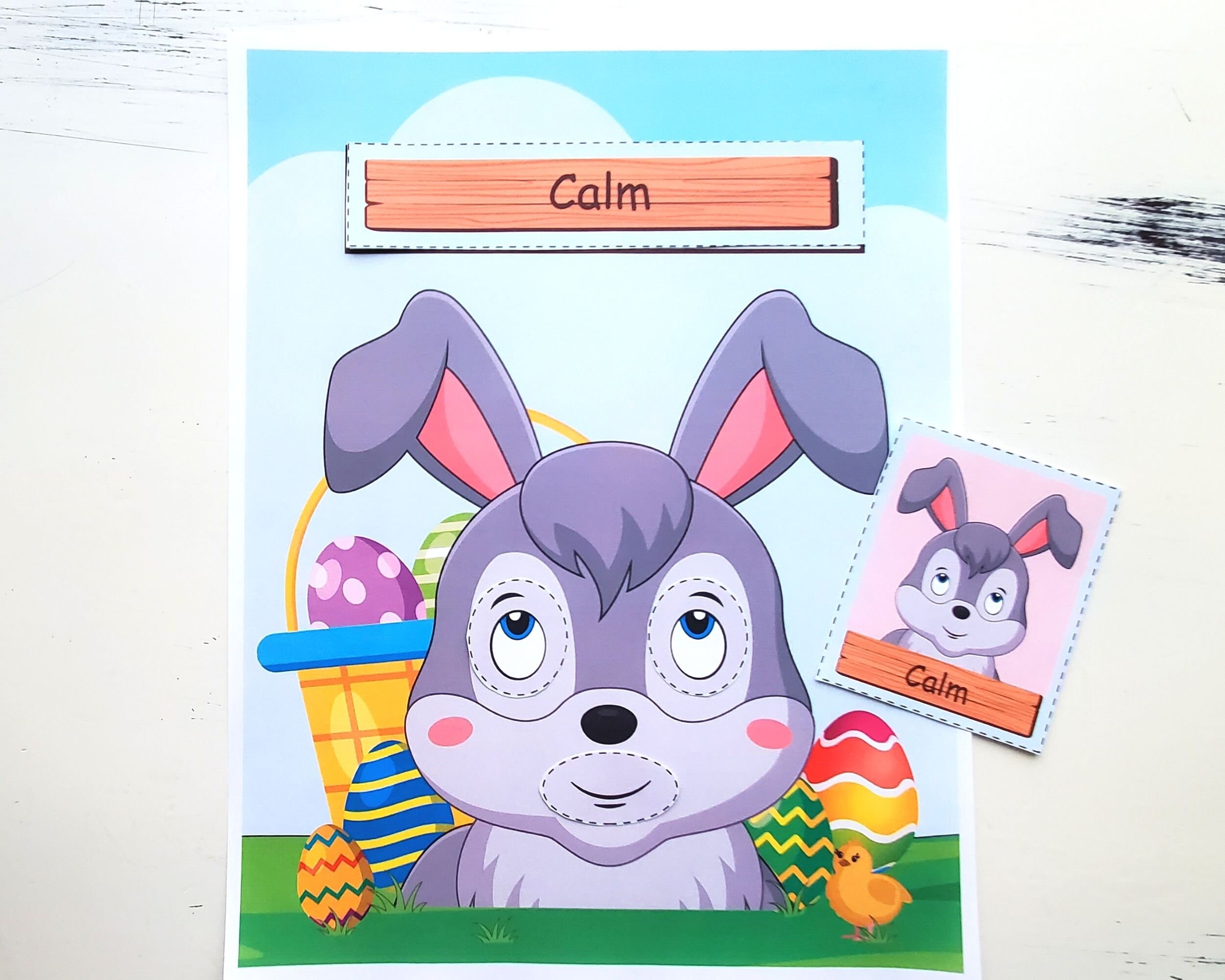 Easter Emotions for Kids Activity With Feelings Flashcards, Social ...