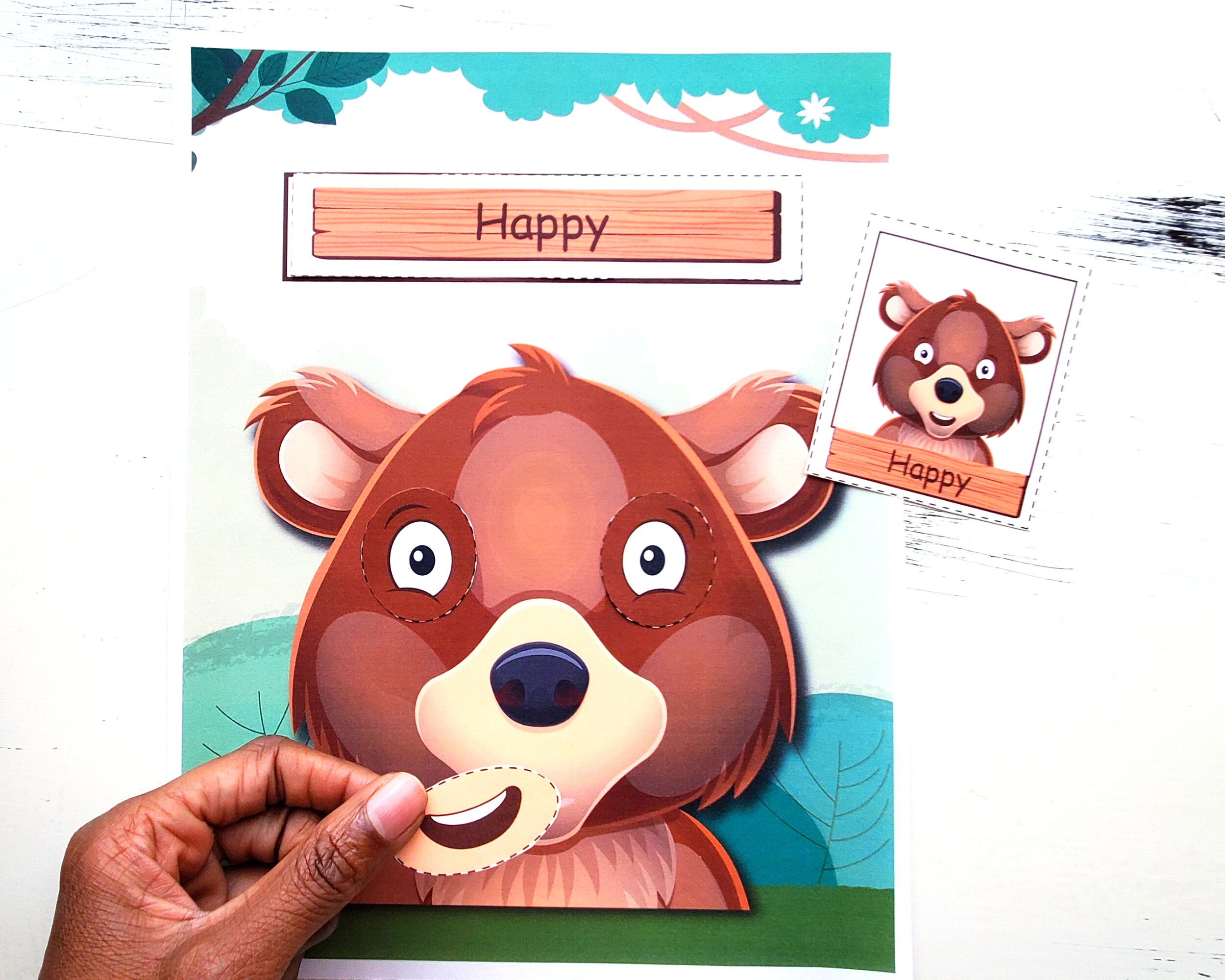 Bear Feelings Chart Game, Social Emotional Activities, Feelings ...
