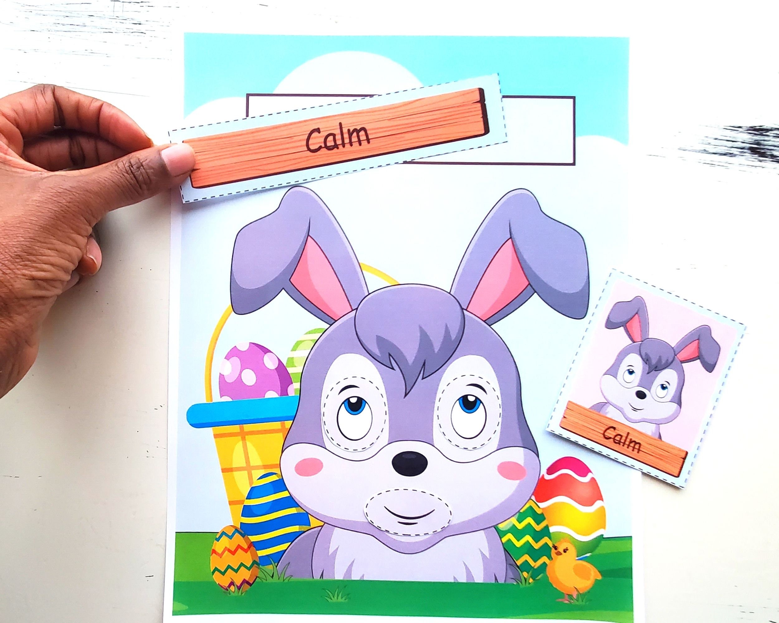 Easter Emotions for Kids Activity With Feelings Flashcards, Social ...