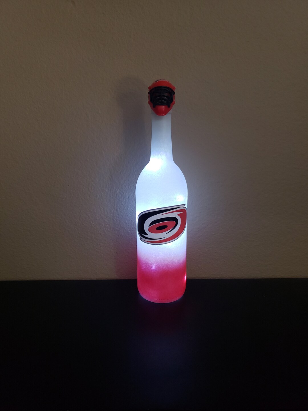 Carolina Hurricanes Led Lighted Bottle - Etsy