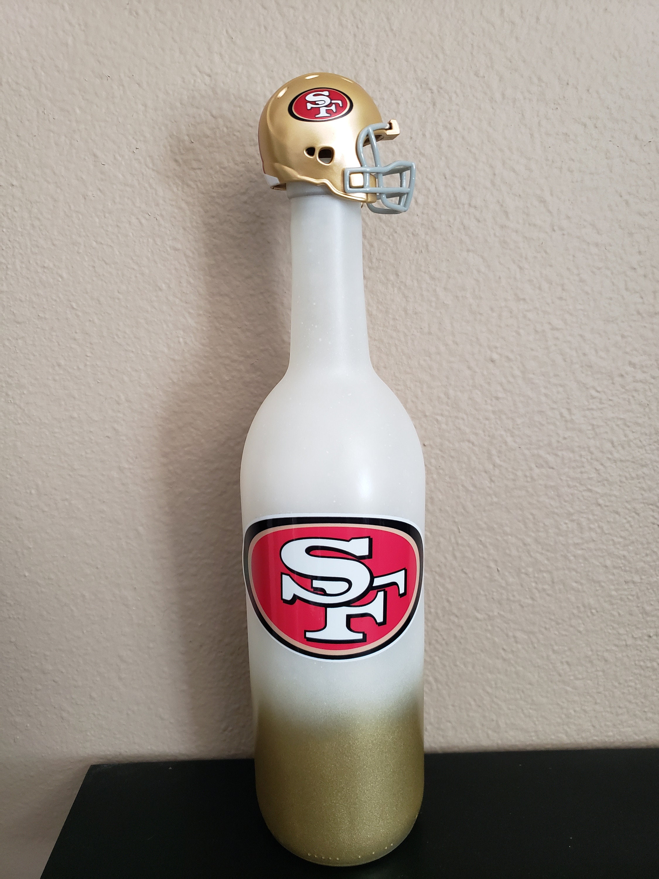 San Francisco 49ers lighted bottle | Etsy