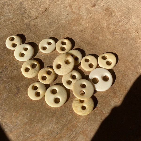 Bone Buttons - Etsy