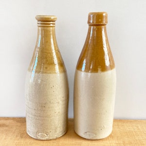 Collection of 4 Antique Stoneware Ginger Beer Bottles From Scotland and ...