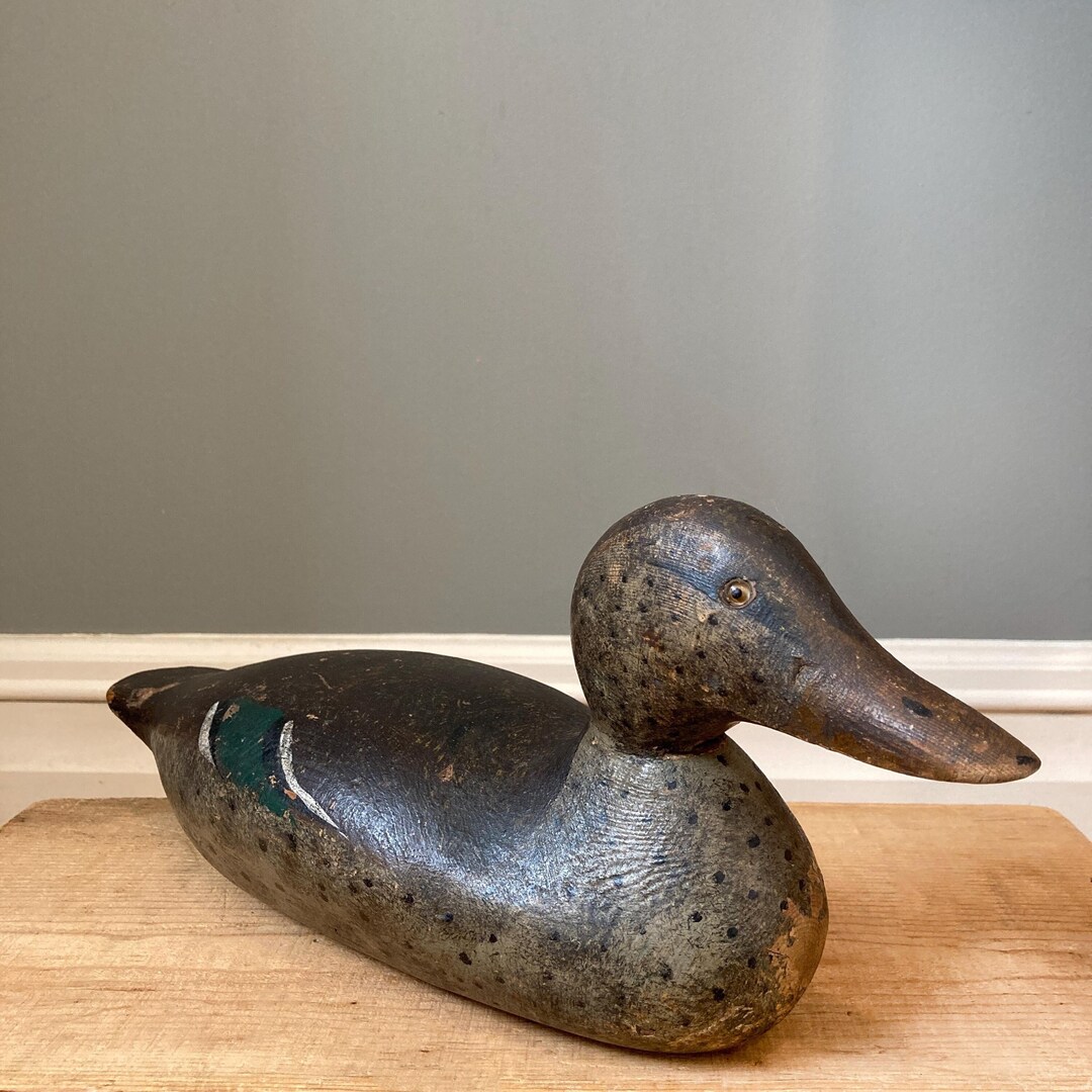Antique Mallard Hen Decoy C1920, Hays Duck Lure With Original Paint and ...