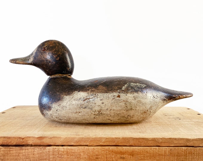 Mason Bluebill Wood Duck Decoy, Antique Lure With Original Paint and ...