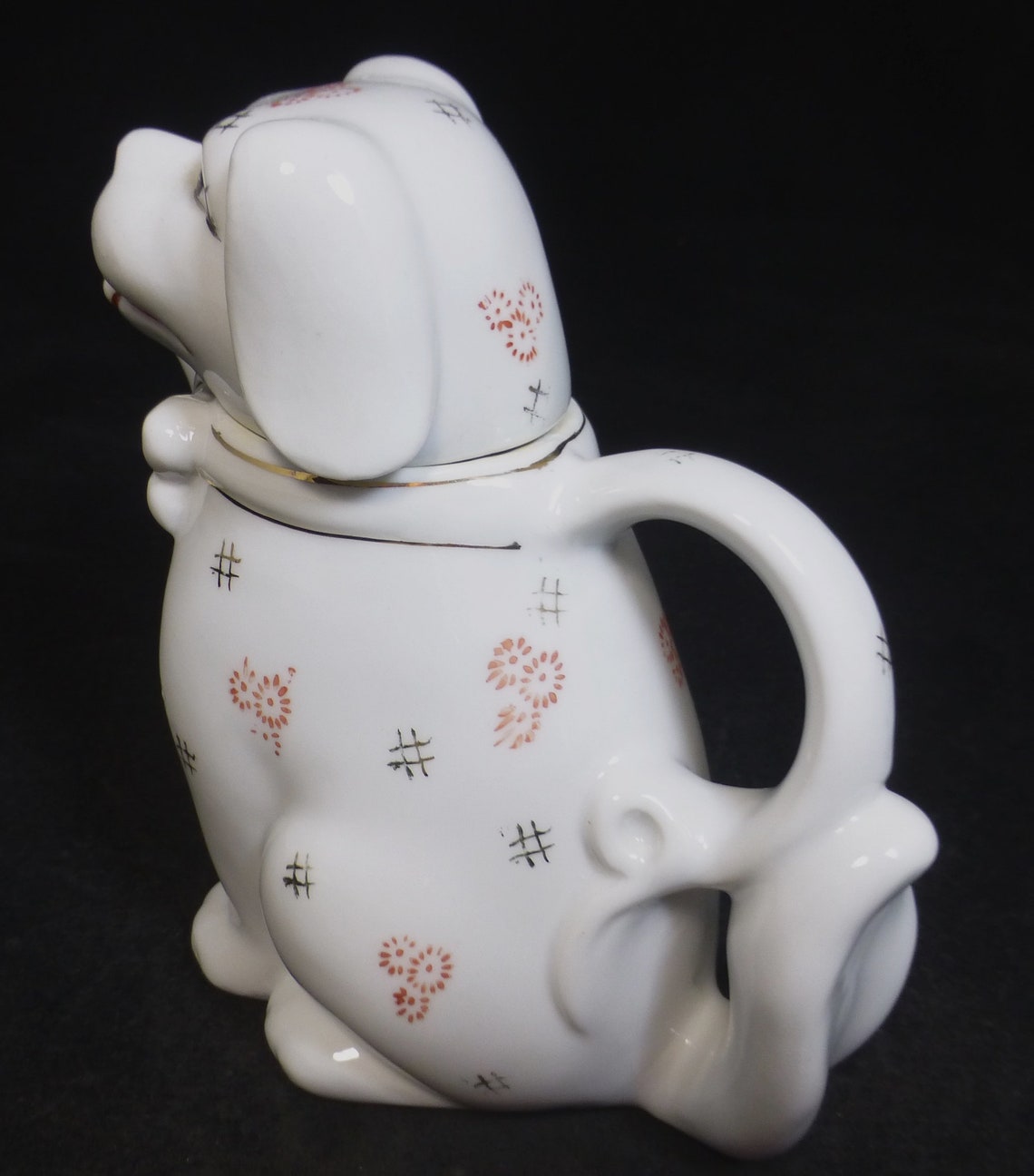 China Vintage White Puppy Dog Novelty Porcelain Teapot - Etsy