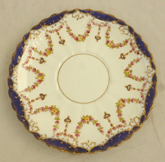 Vintage Royal Albert Crown China Festoon Pattern Plate - Etsy