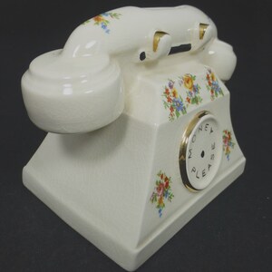 Arthur Wood Vintage Porcelain Telephone Savings Money Box - Kitsch Hand ...