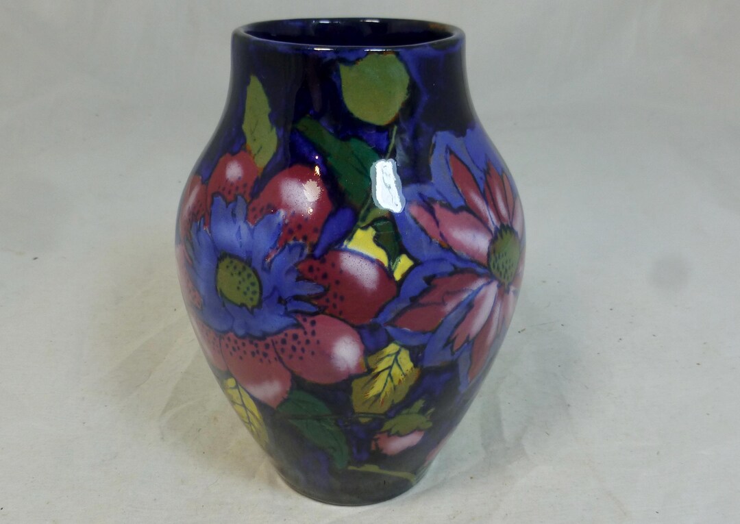 Art Deco Royal Stanley Ware Jacobean Flower Vase 6.25 in H – No 922 ...