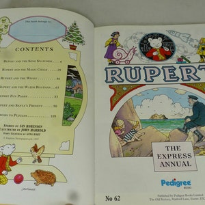 Vintage Rupert Bear Annual 1997 Full Colour Hardback - Ian Robinson and ...