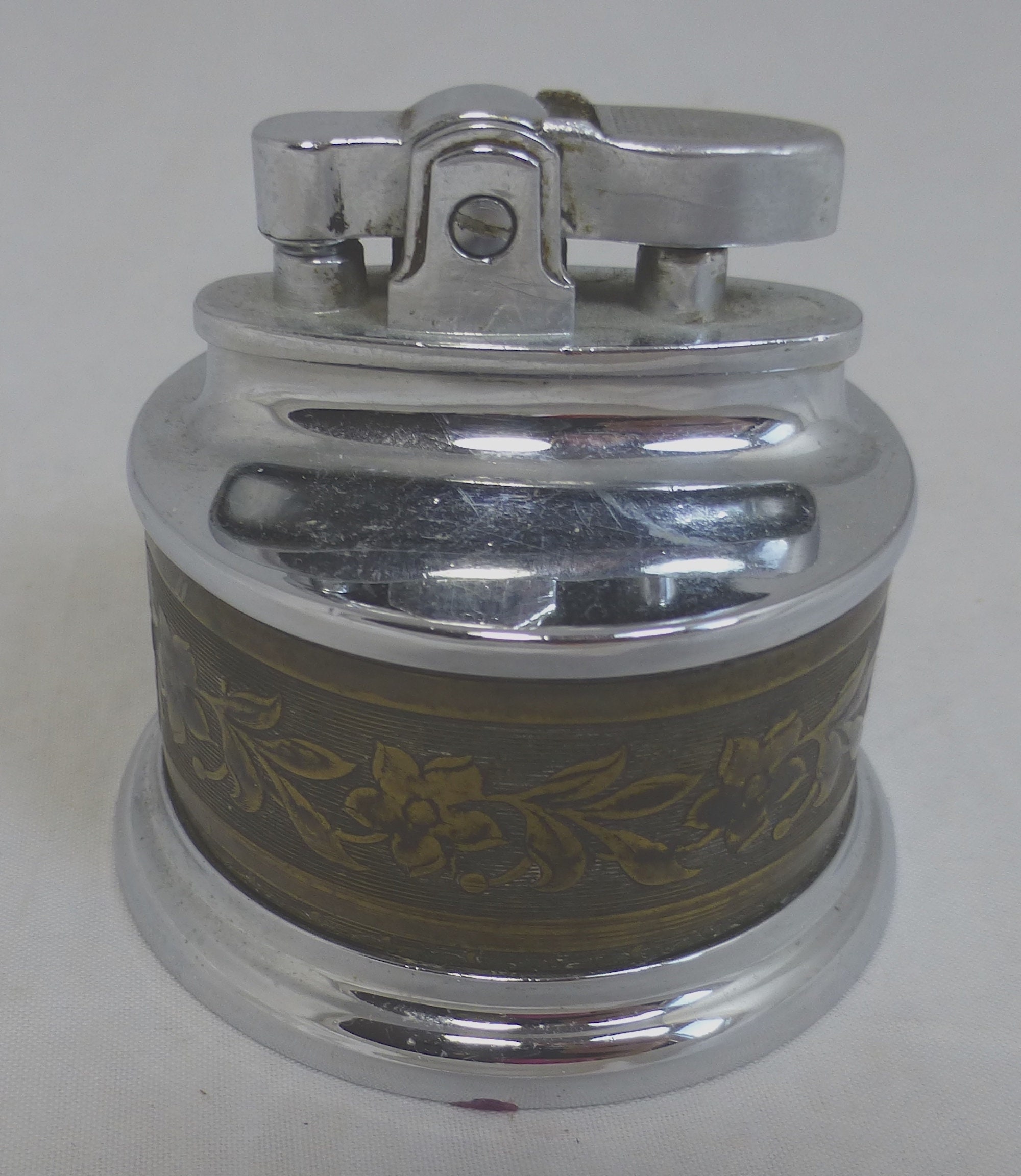 Rolstar Table Lighter With Etched Flower Design Limited | Etsy