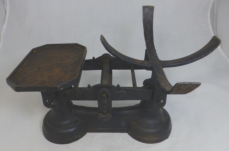 Vintage Large Very Heavy Black Cast Iron Kitchen Balance - Etsy