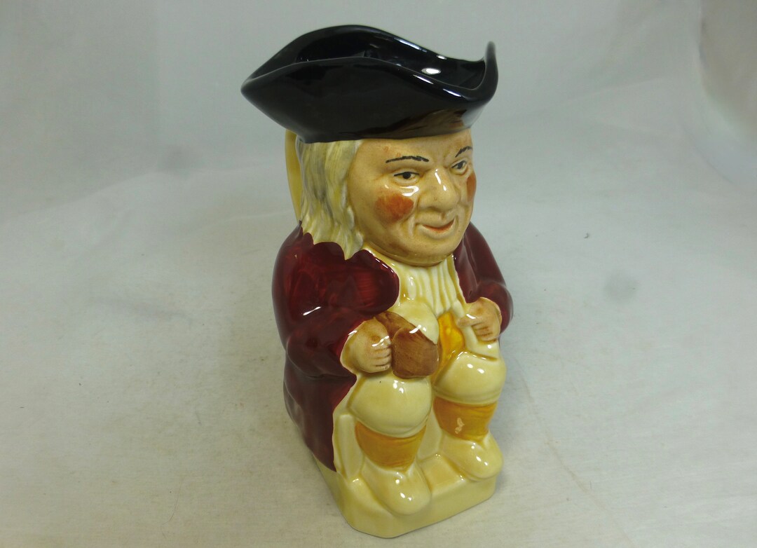 Vintage L/S Philpot Hand Painted Toby Jug or Character Mug by Tony Wood ...