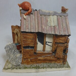 Peter Fagan Hand Painted the Potting Shed Sculpture With Olde English ...