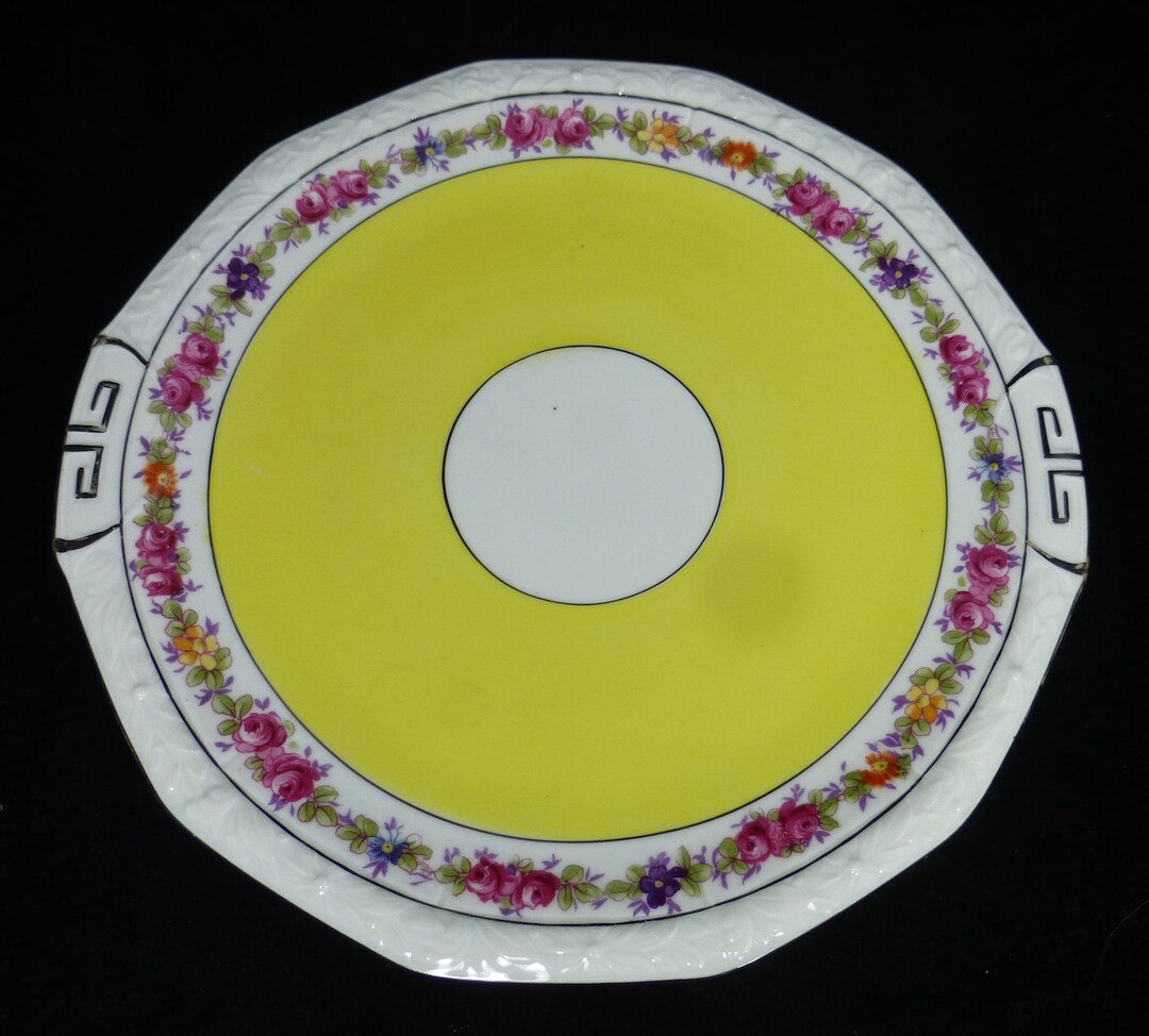 Art Deco P.A.L.T Czecho-slovakia Porcelain Serving / Cake Plate ...