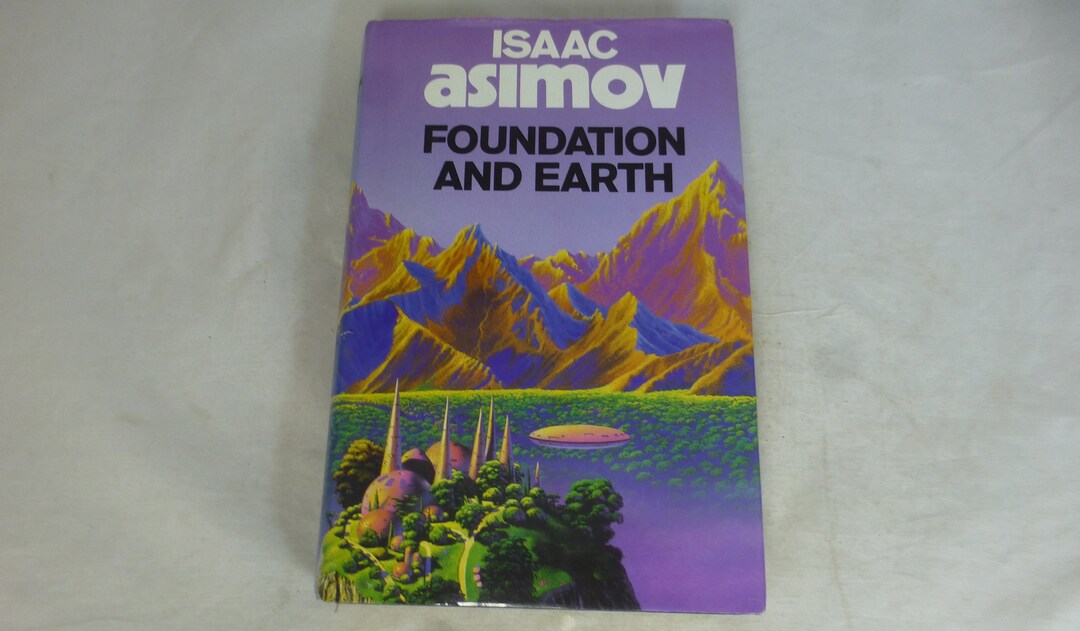 Vintage Foundation and Earth Isaac Asimov UK First Edition With Dust ...